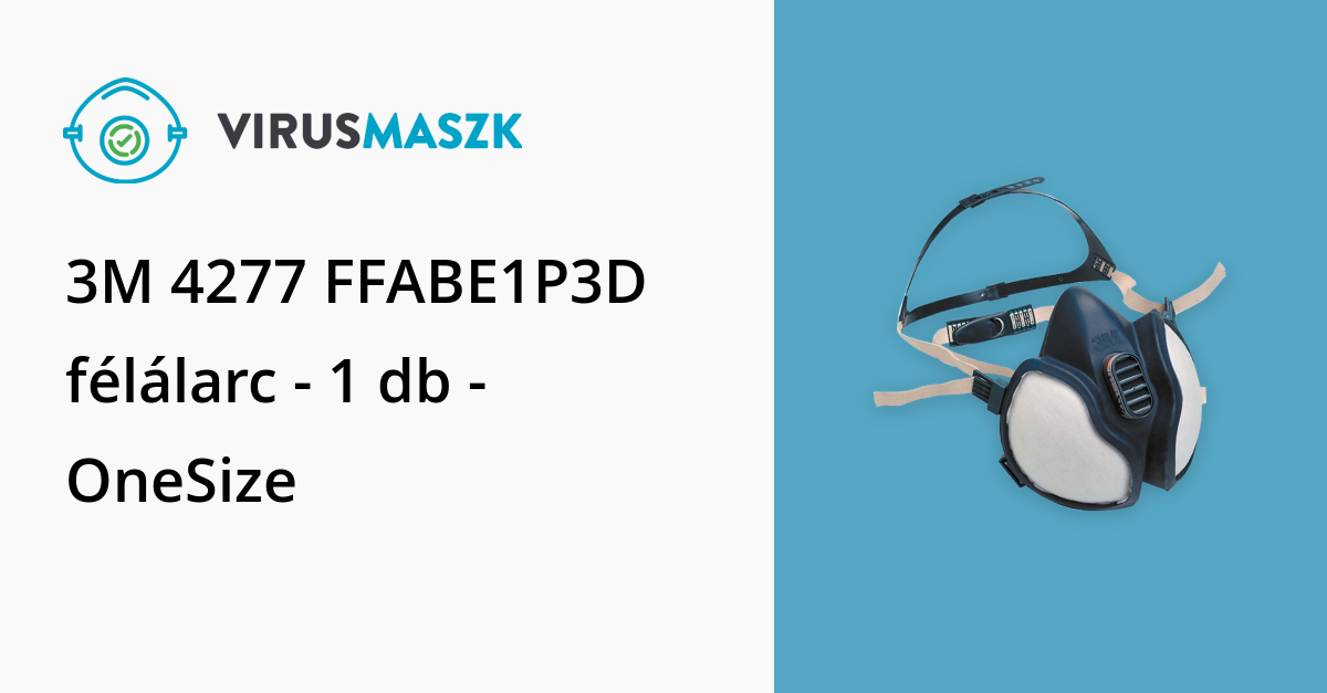 3M 4277 FFABE1P3D félálarc - 1 db | Vírusmaszk